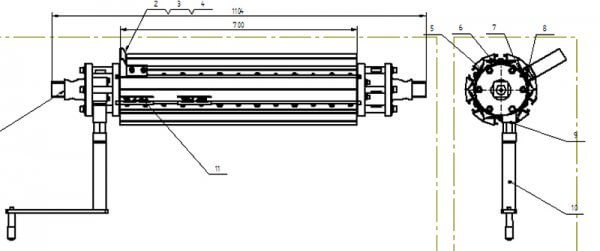 round expandable winding mandrel - SHUOHAO MACHINERY